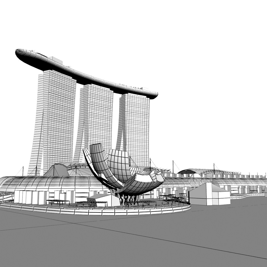 3d Singapore Marina