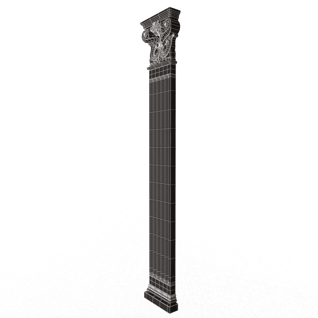 3D Column Capital 0703 - TurboSquid 1959693