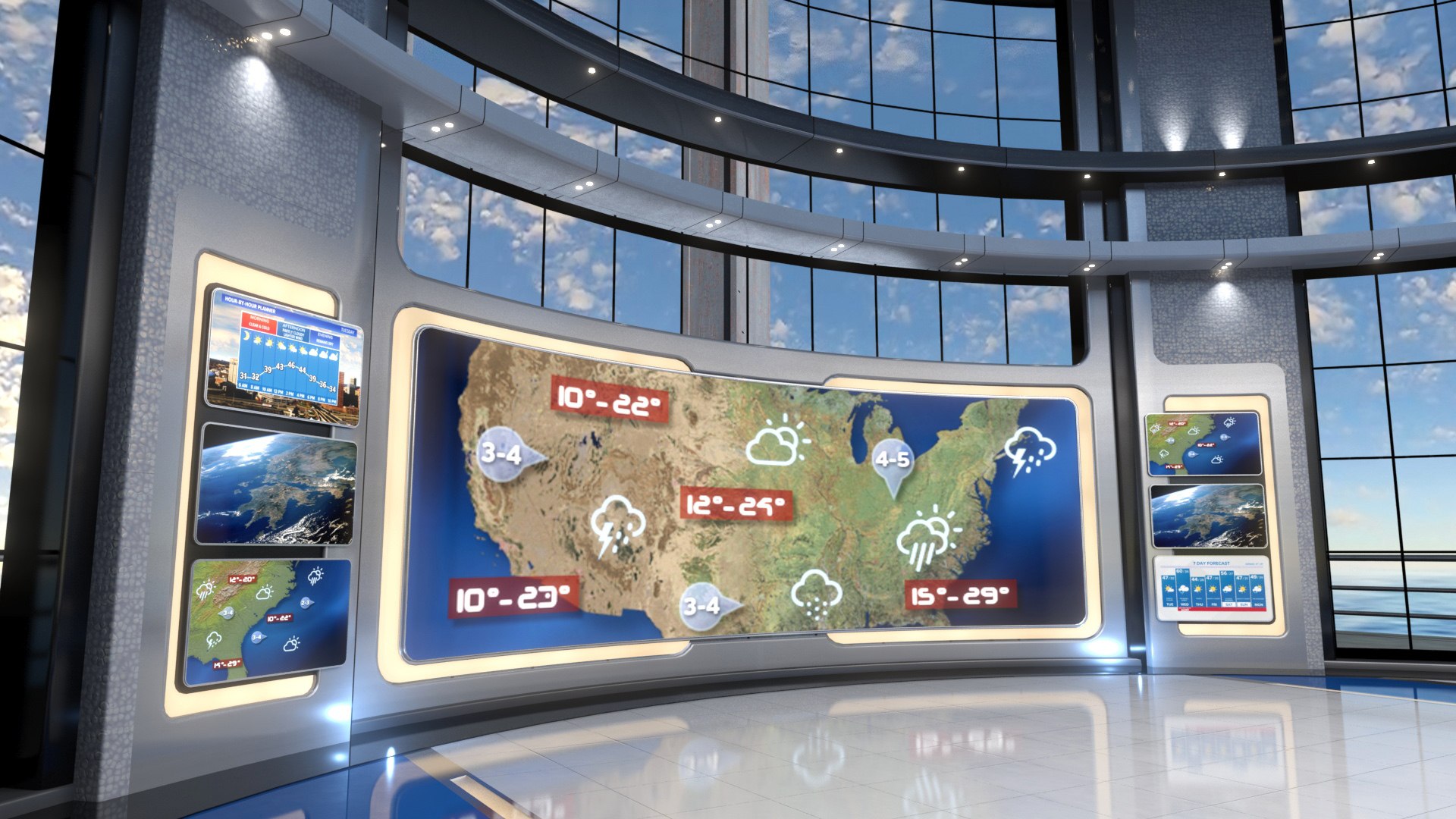 3D VR Studio Weather 4 Model - TurboSquid 1995698