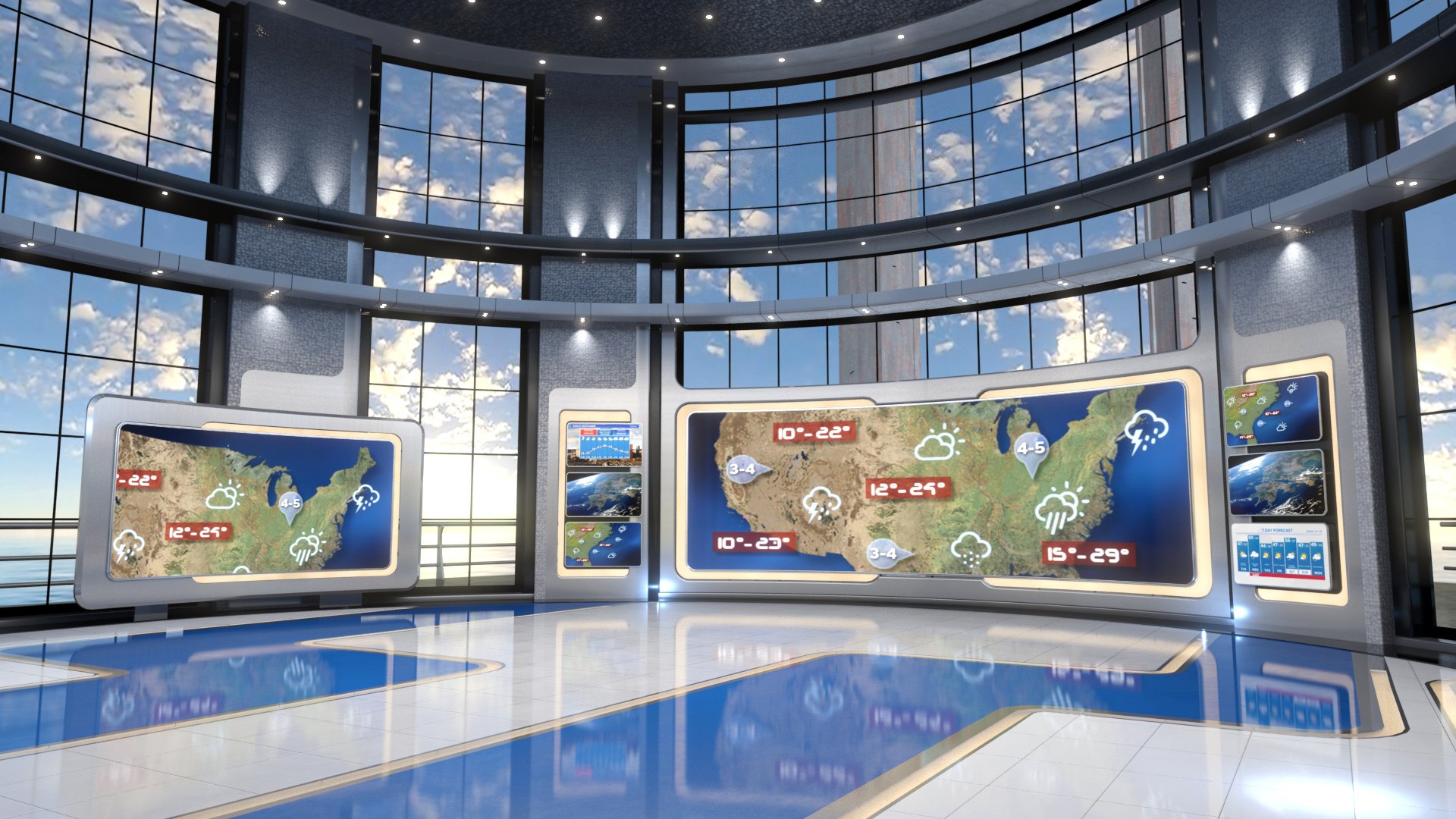 3D VR Studio Weather 4 Model - TurboSquid 1995698