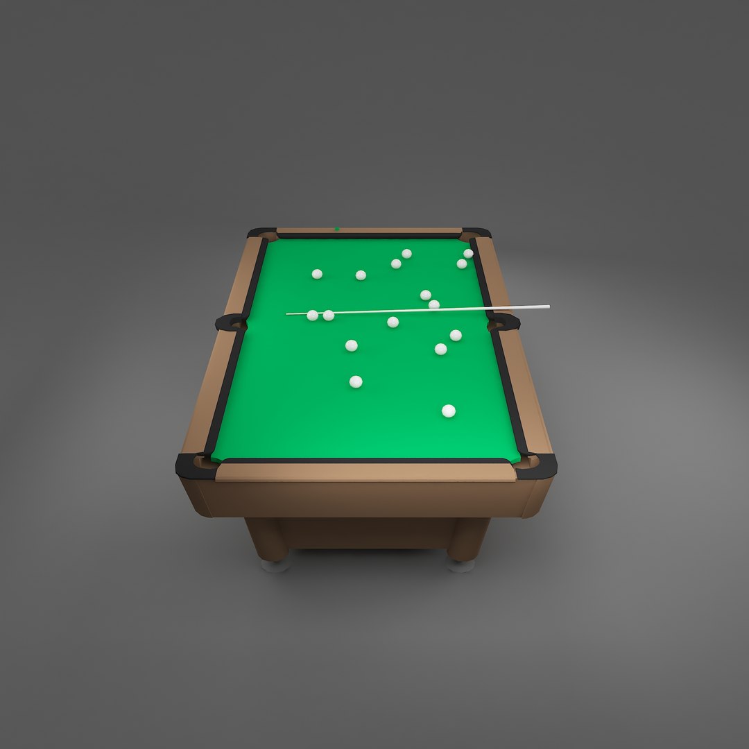 Billiard 3D Model - TurboSquid 1692322
