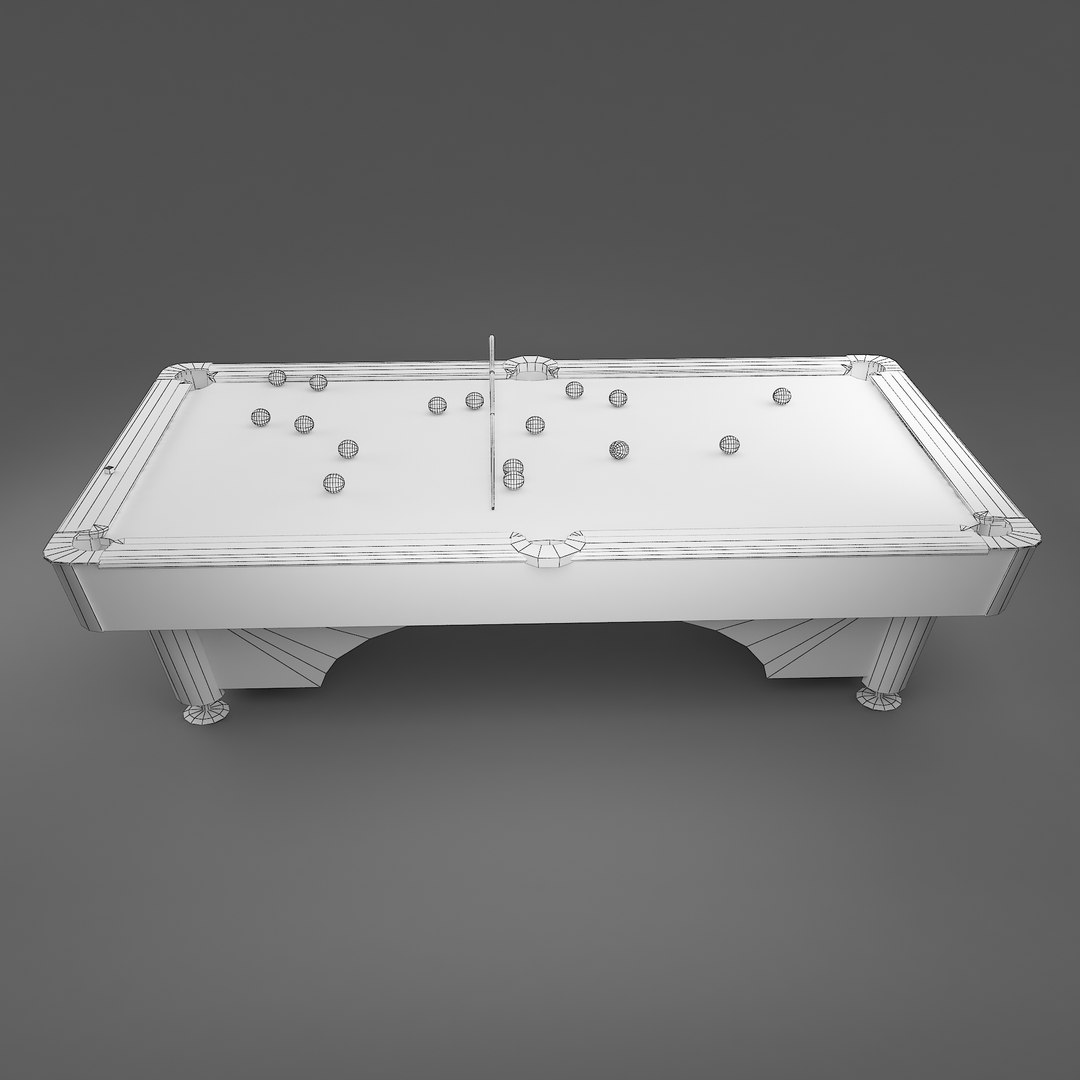 Billiard 3D Model - TurboSquid 1692322