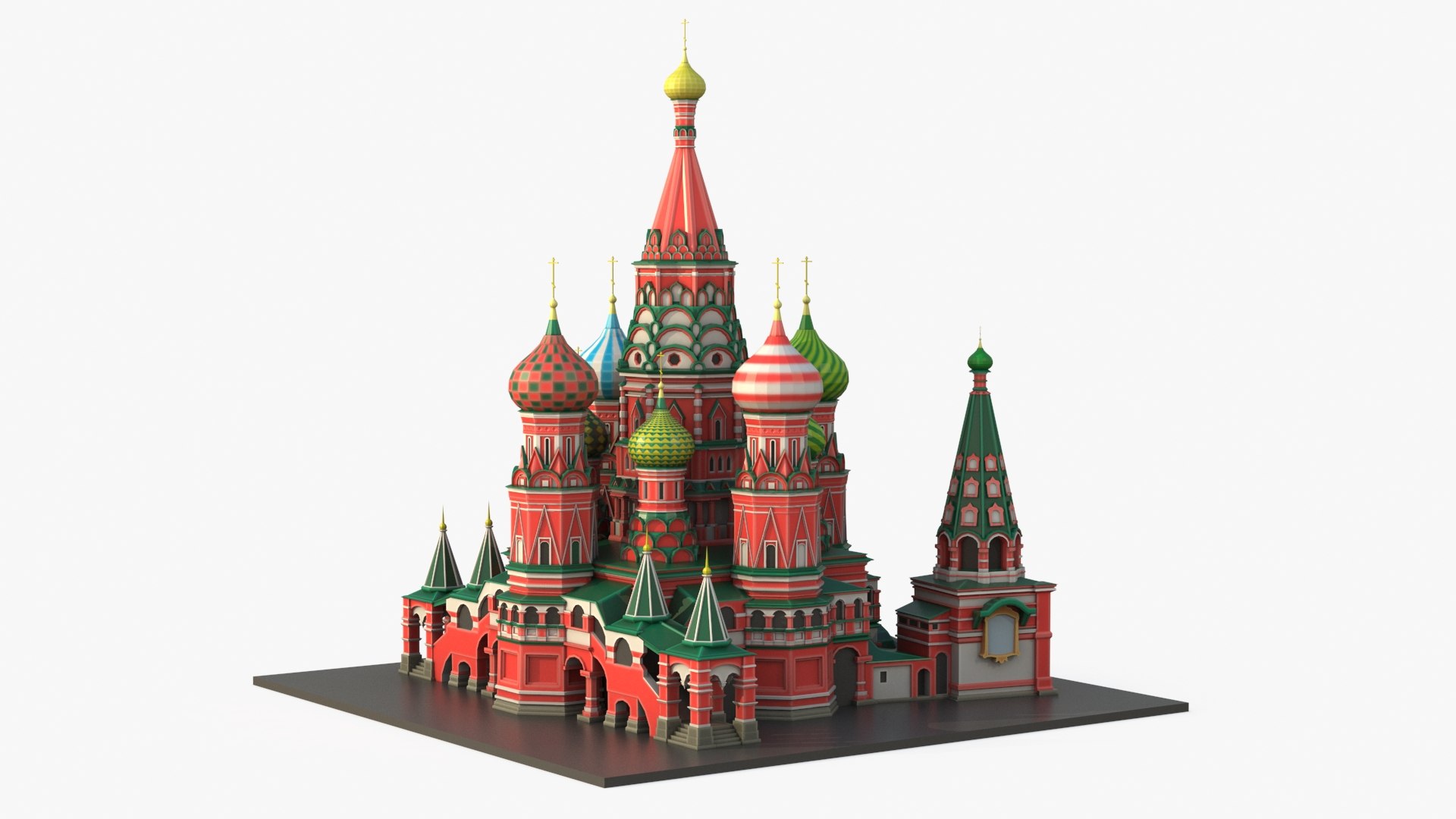 3D Low Poly Cartoon Buildings Collection Model - TurboSquid 2388923