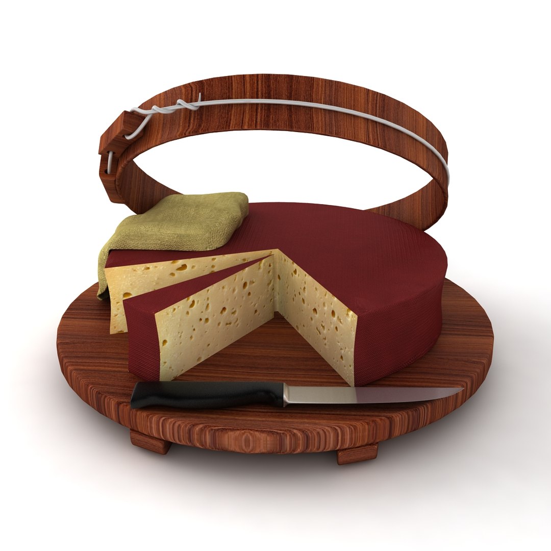 3d model cheese board