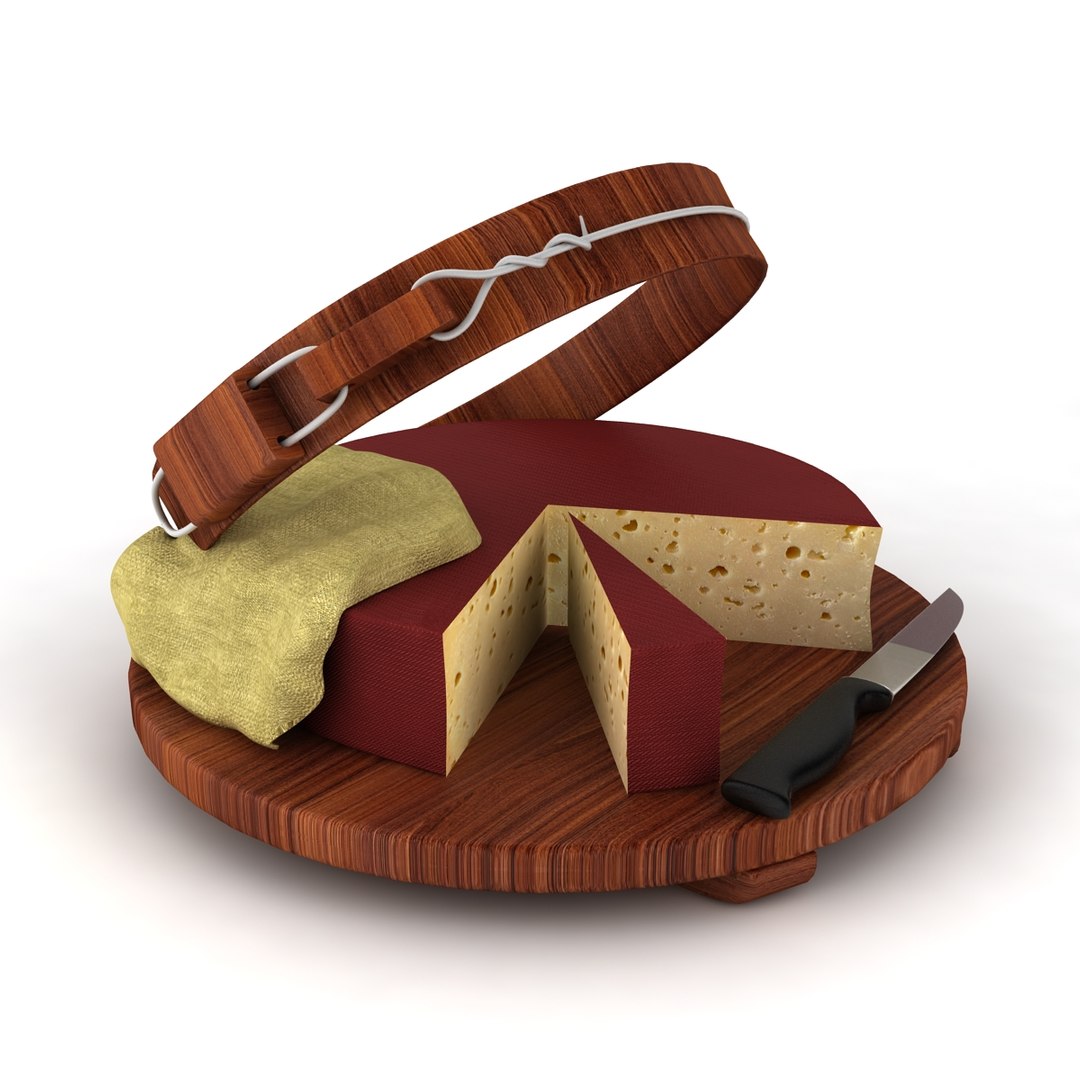 3d model cheese board