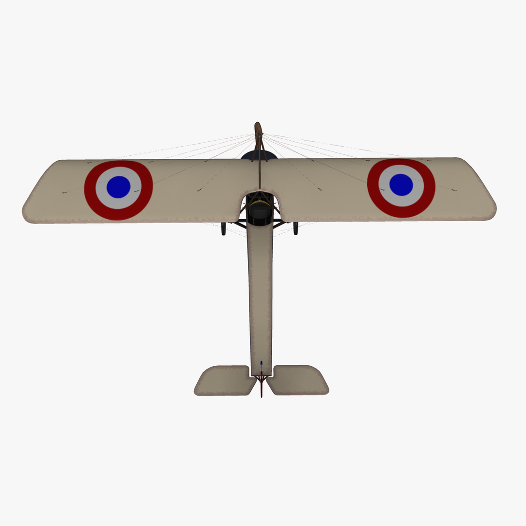 3dsmax morane-saulnier l type fighter aircraft