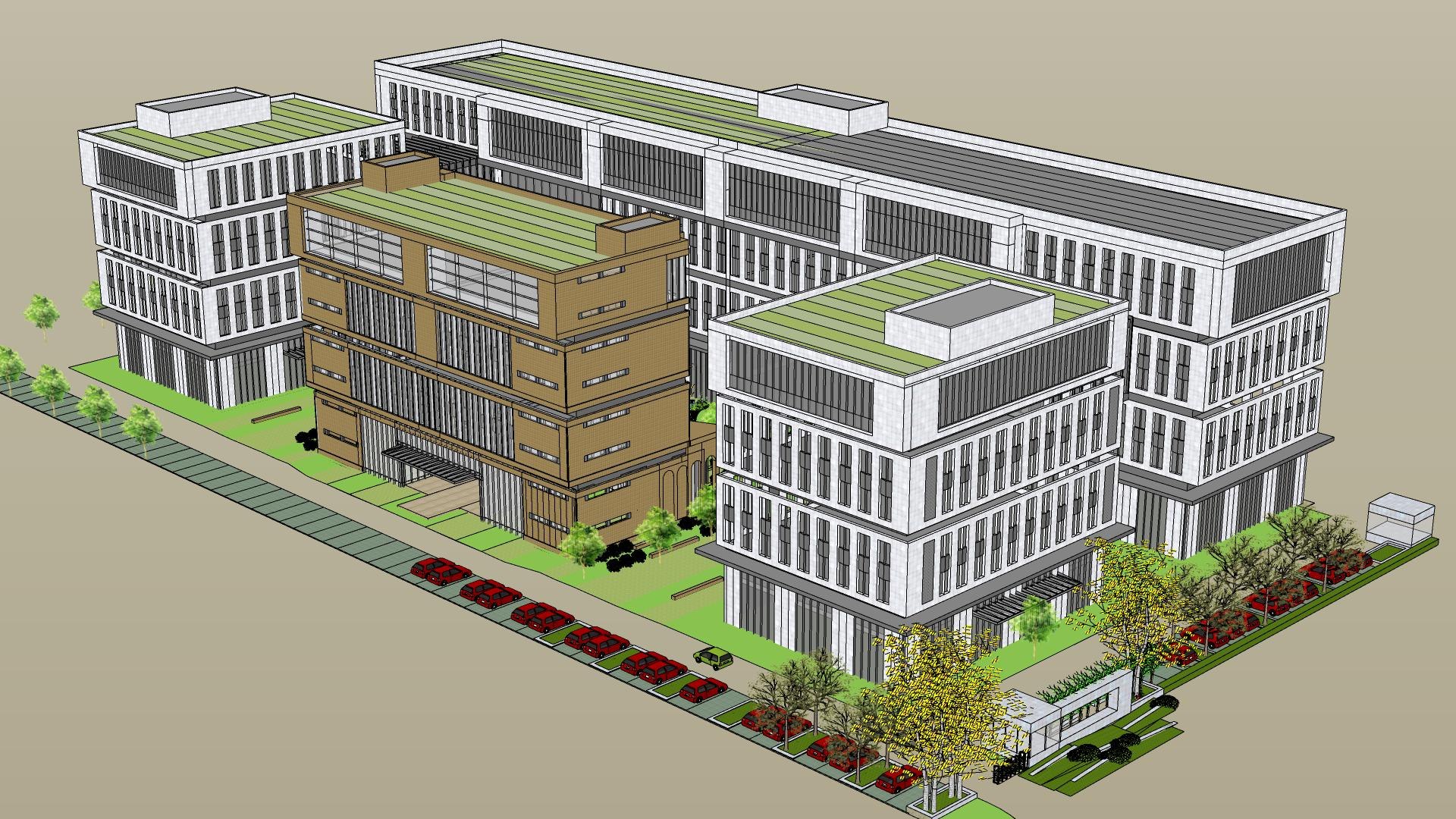 3D Office Building - TurboSquid 1988781