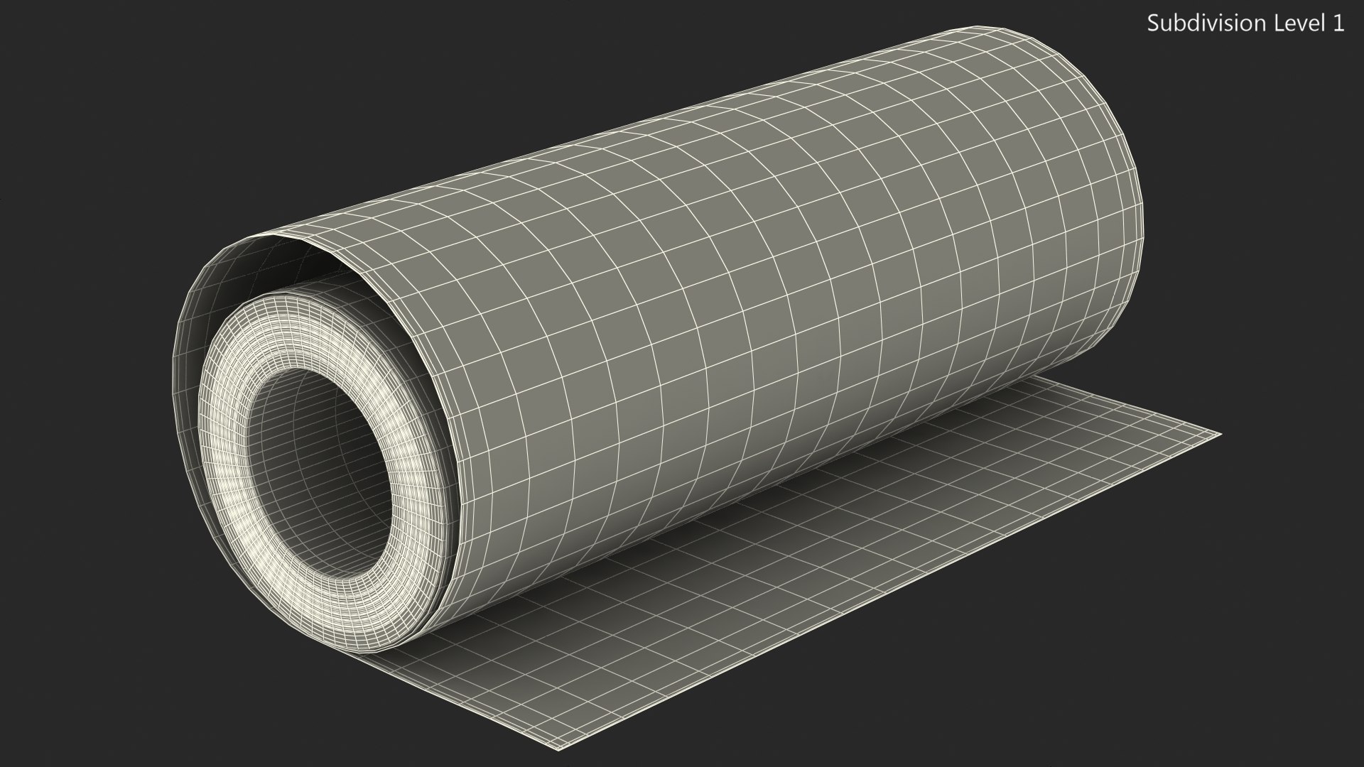 3D model Eco Kraft Wrapping Paper Roll - TurboSquid 1863159