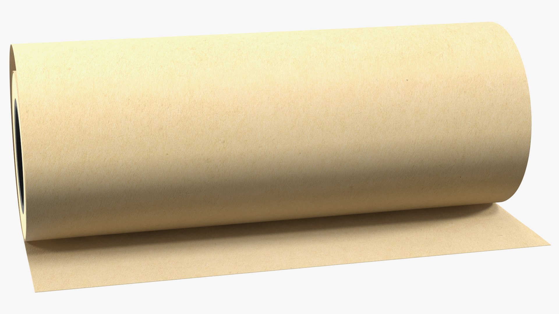 3D model Eco Kraft Wrapping Paper Roll - TurboSquid 1863159