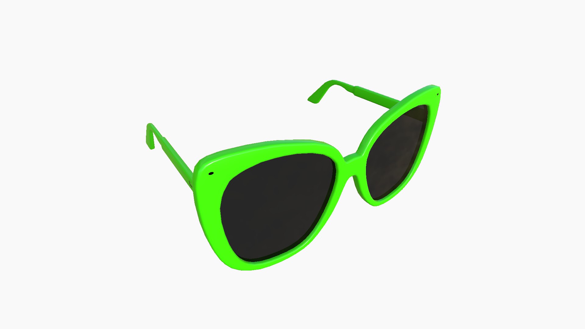 Sunglass J09 Light Green - Character Design Fashion 3D Model ...