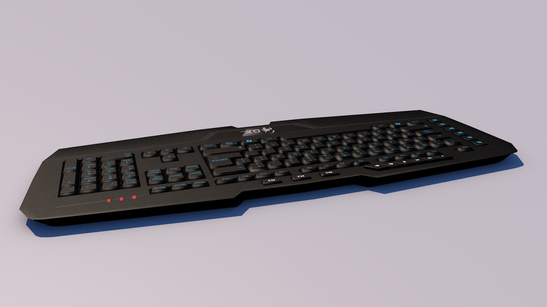 Multimedia Keyboard 3d Obj