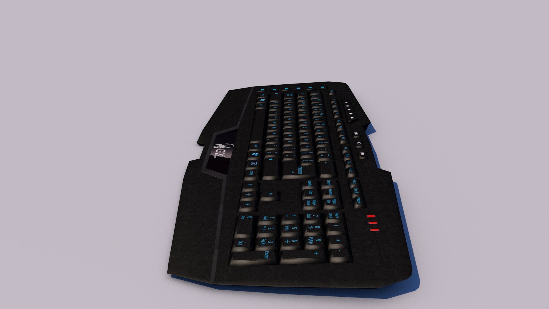 Multimedia Keyboard 3d Obj