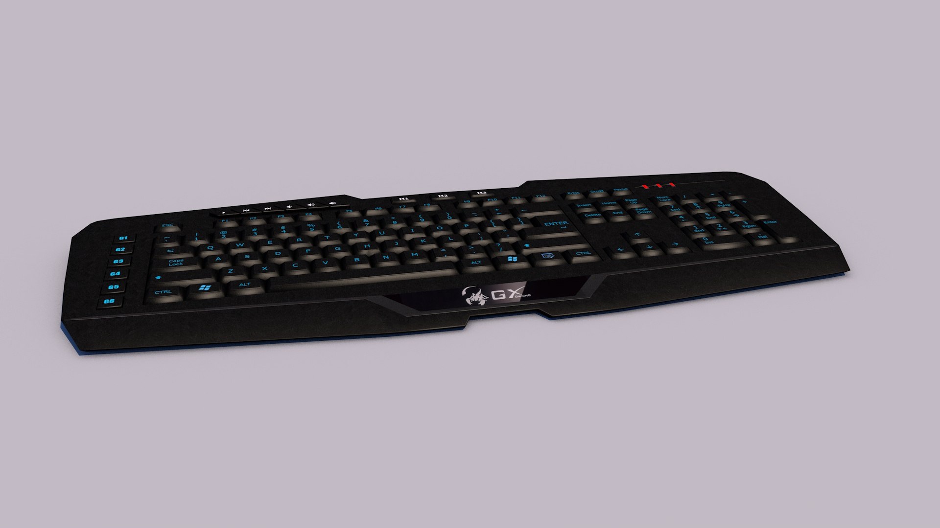 Multimedia Keyboard 3d Obj