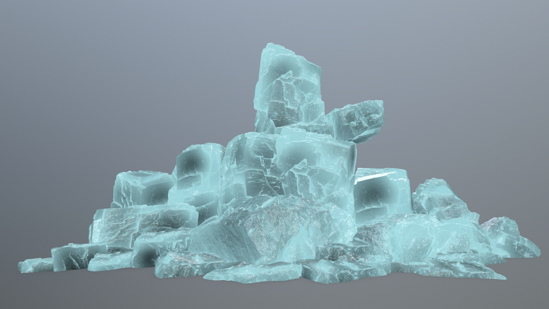 Ice Rock 3D Model - TurboSquid 1629473