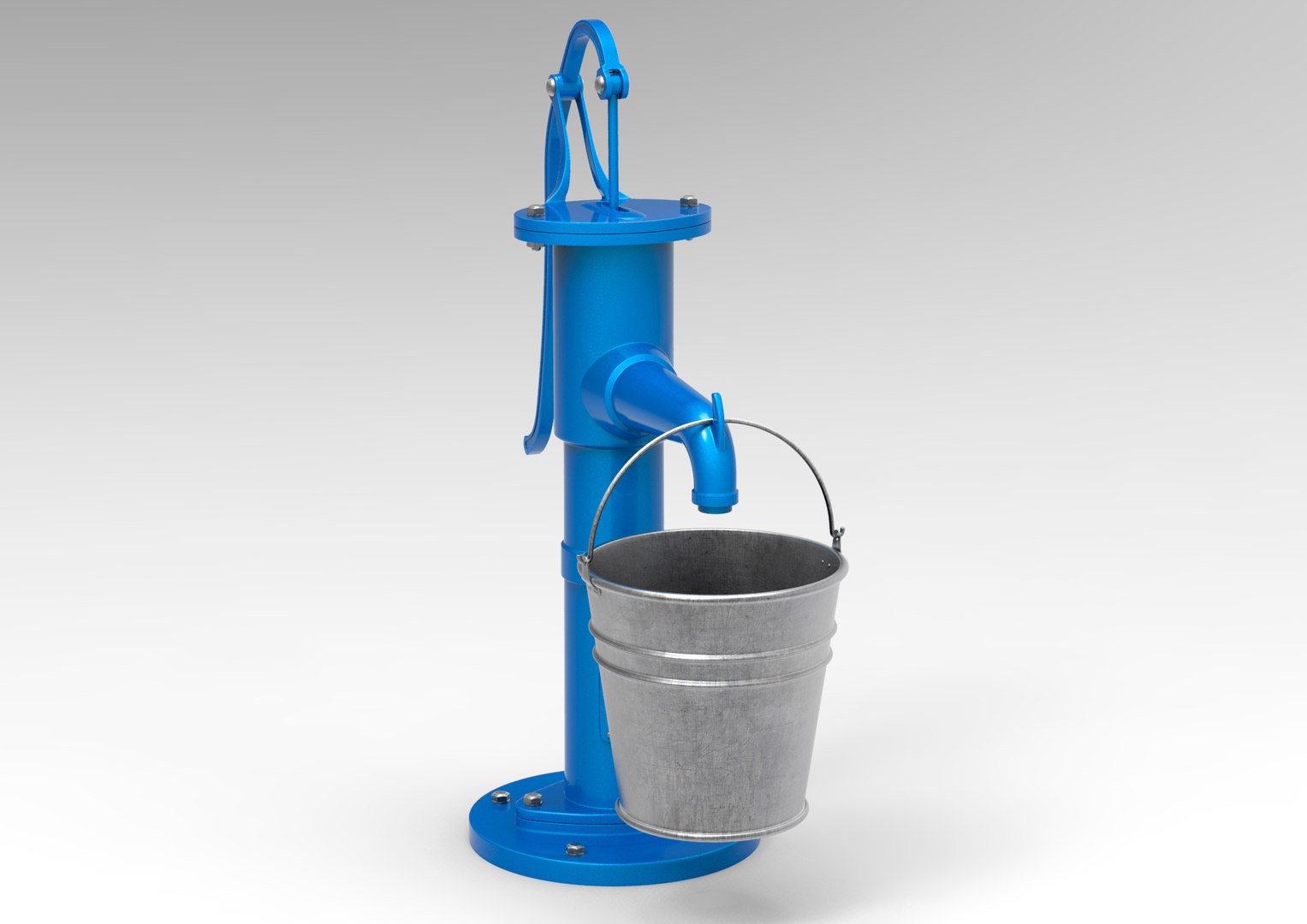 Water Pump Bucket Model - TurboSquid 1323681