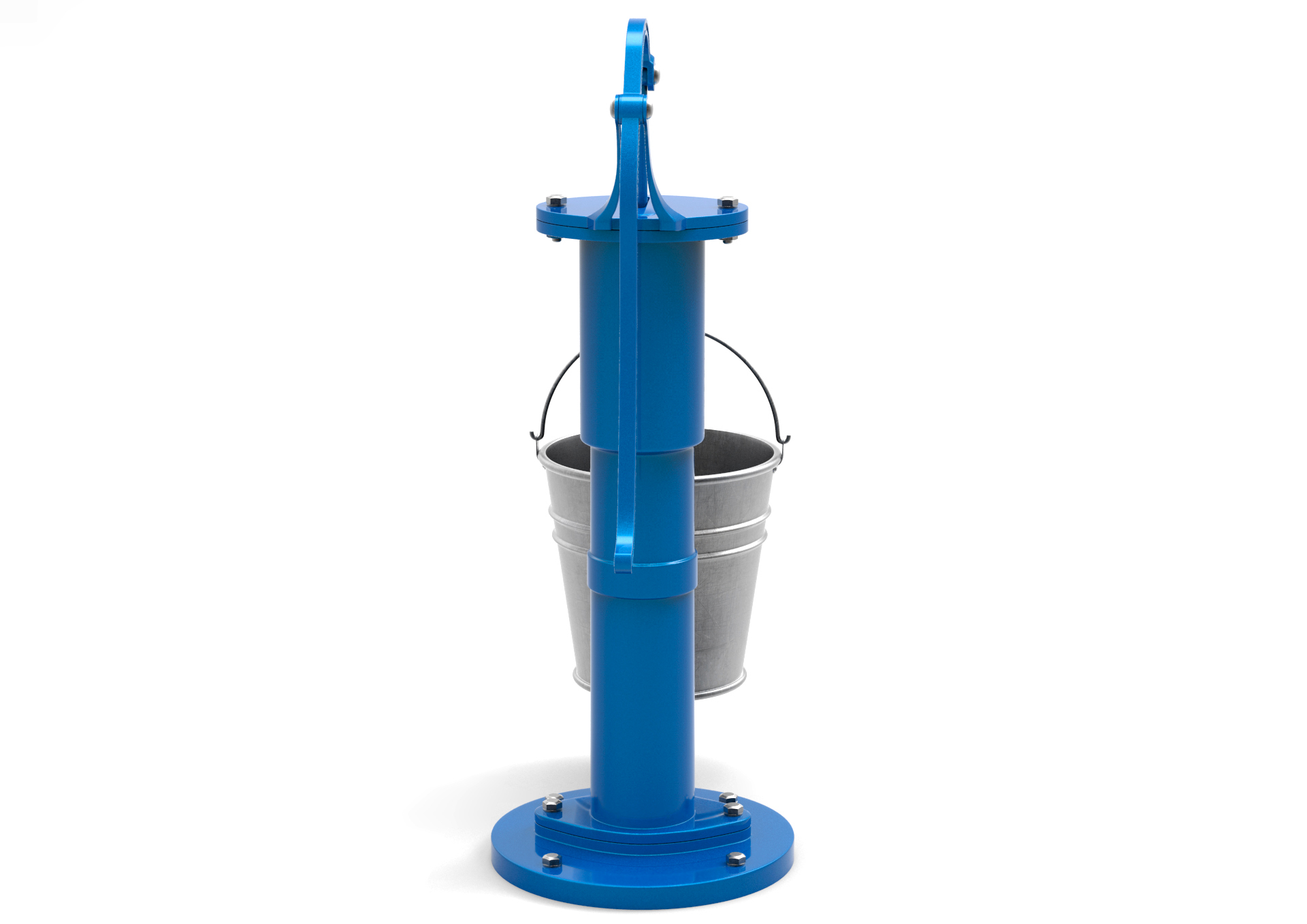 Water pump bucket model - TurboSquid 1323681