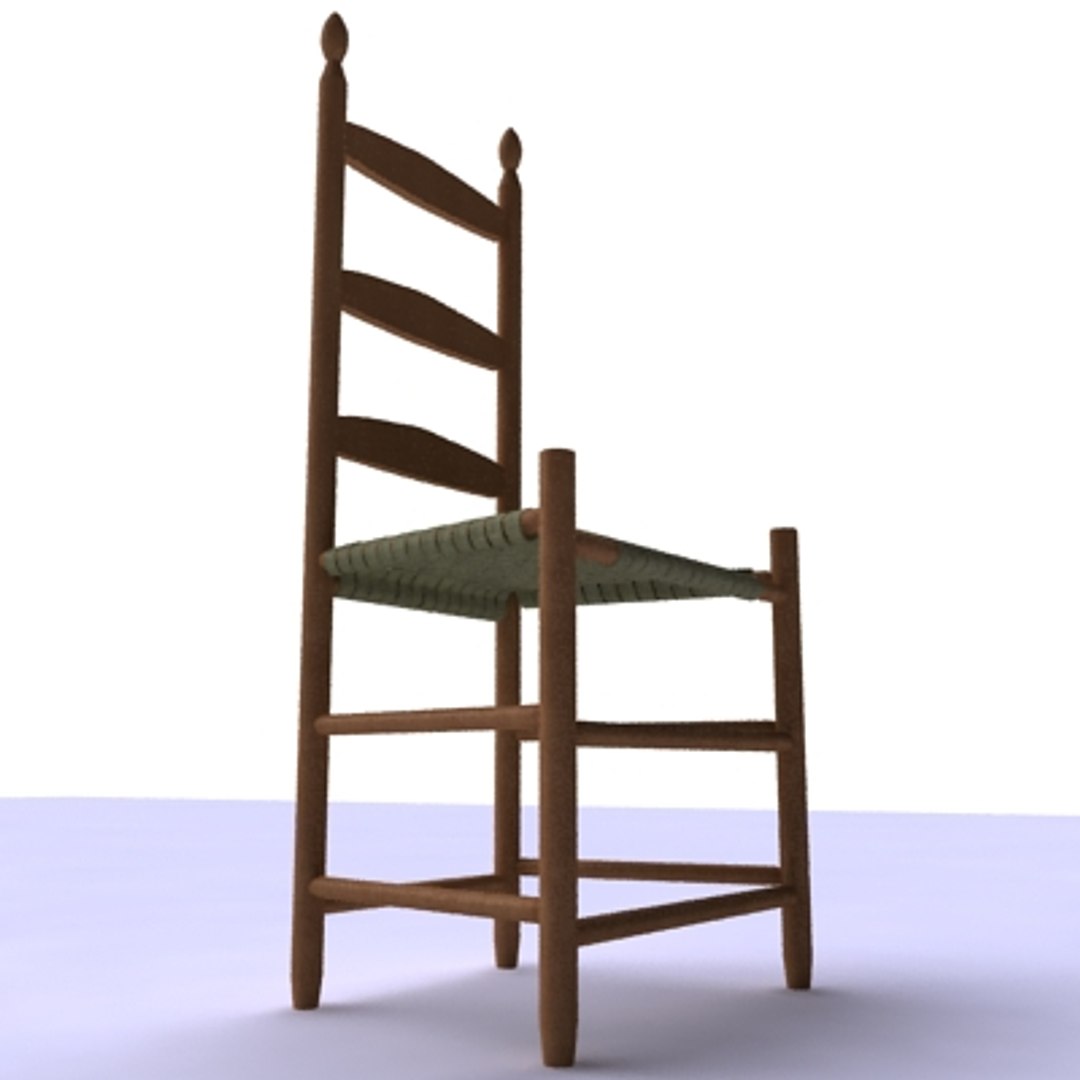 3d Model Shaker Chair