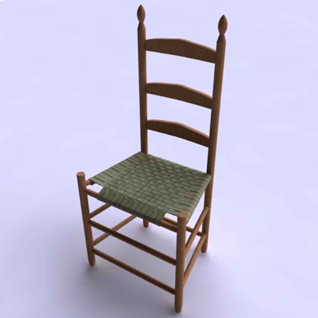 3d Model Shaker Chair