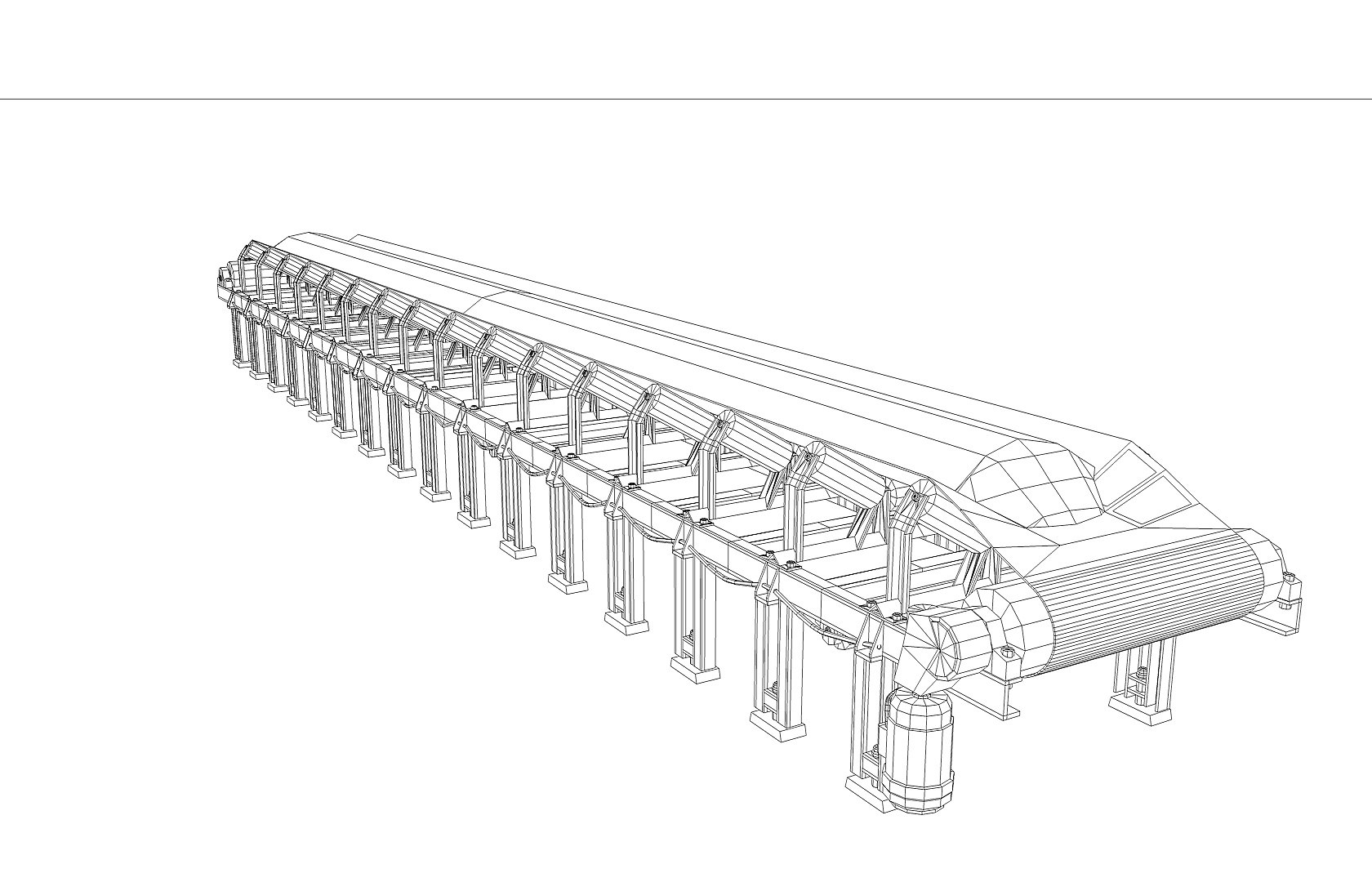 3D conveyor model - TurboSquid 1255579