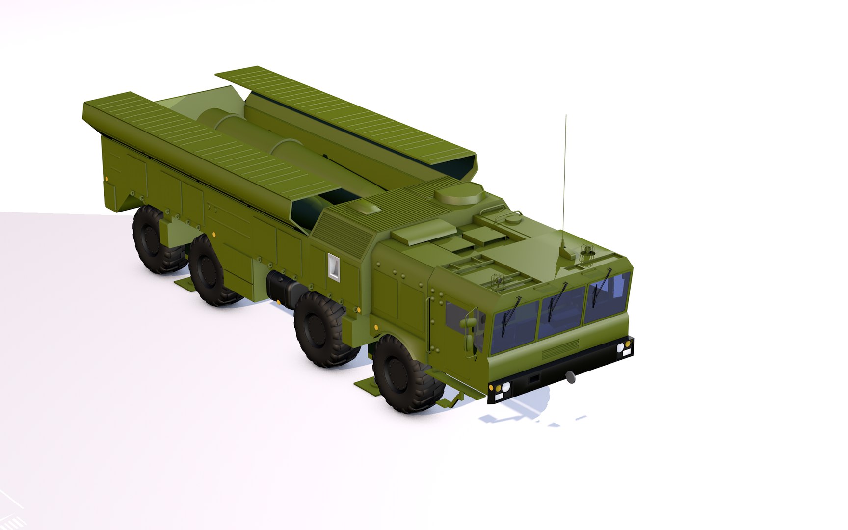 Iskander Missile Launcher 3D Model - TurboSquid 1451922