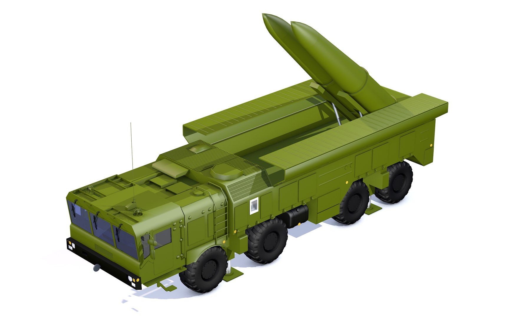 Iskander Missile Launcher 3D Model - TurboSquid 1451922