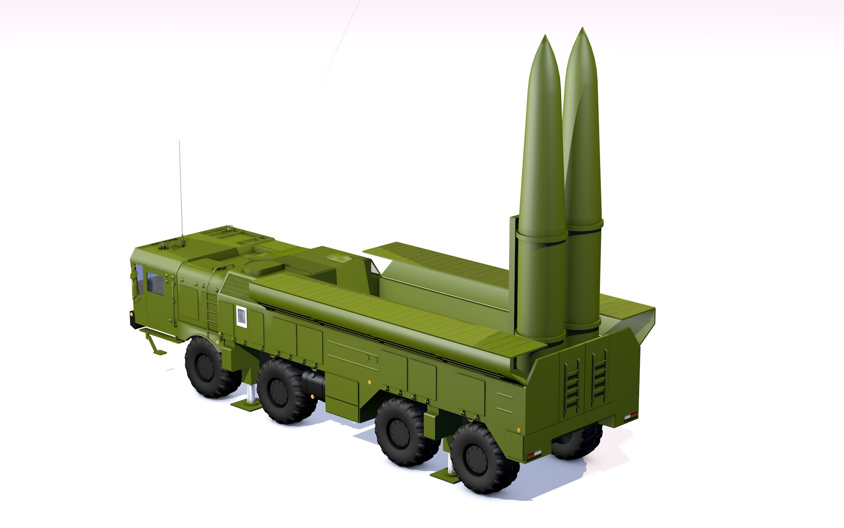 Iskander Missile Launcher 3D Model - TurboSquid 1451922
