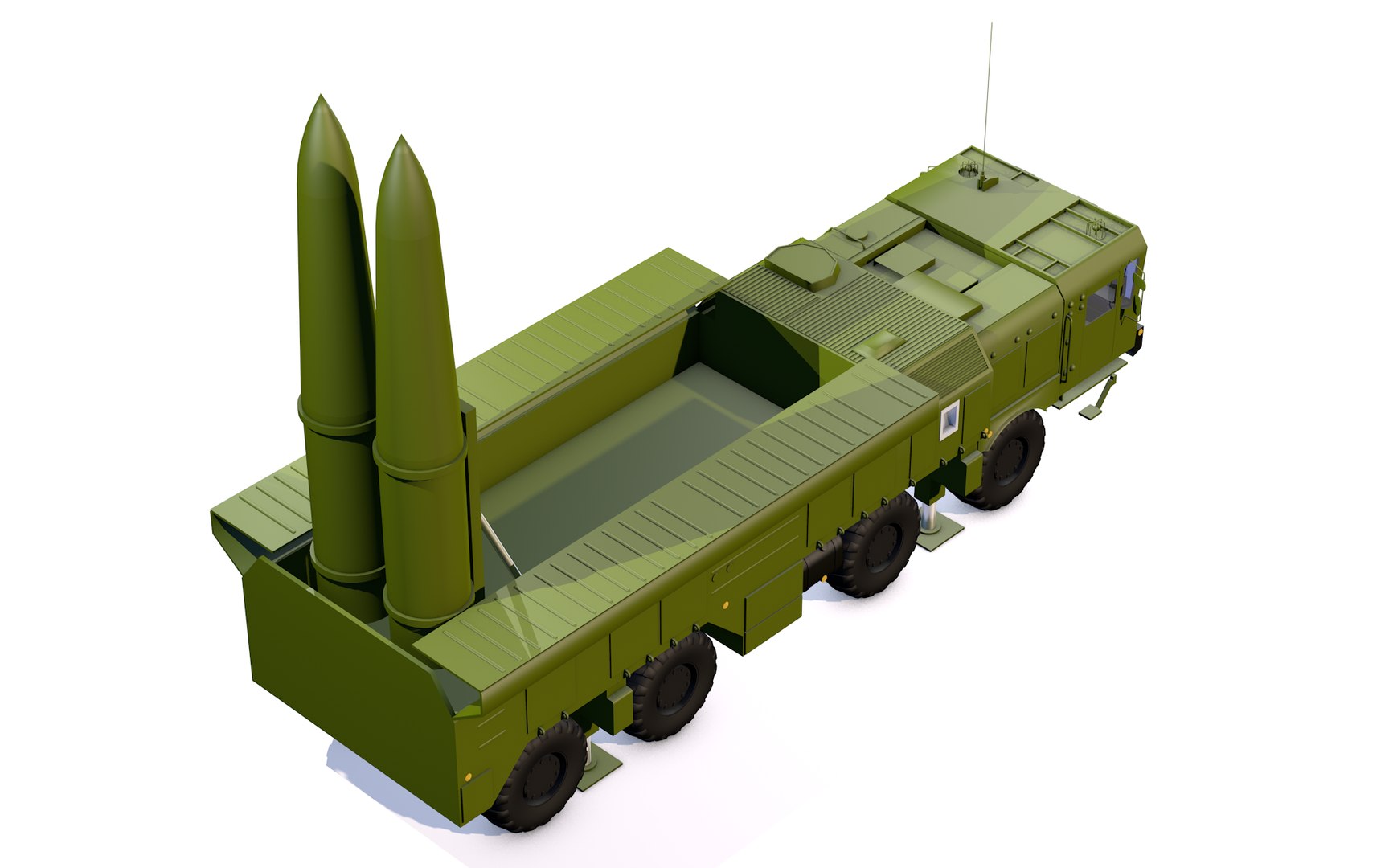 Iskander Missile Launcher 3D Model - TurboSquid 1451922