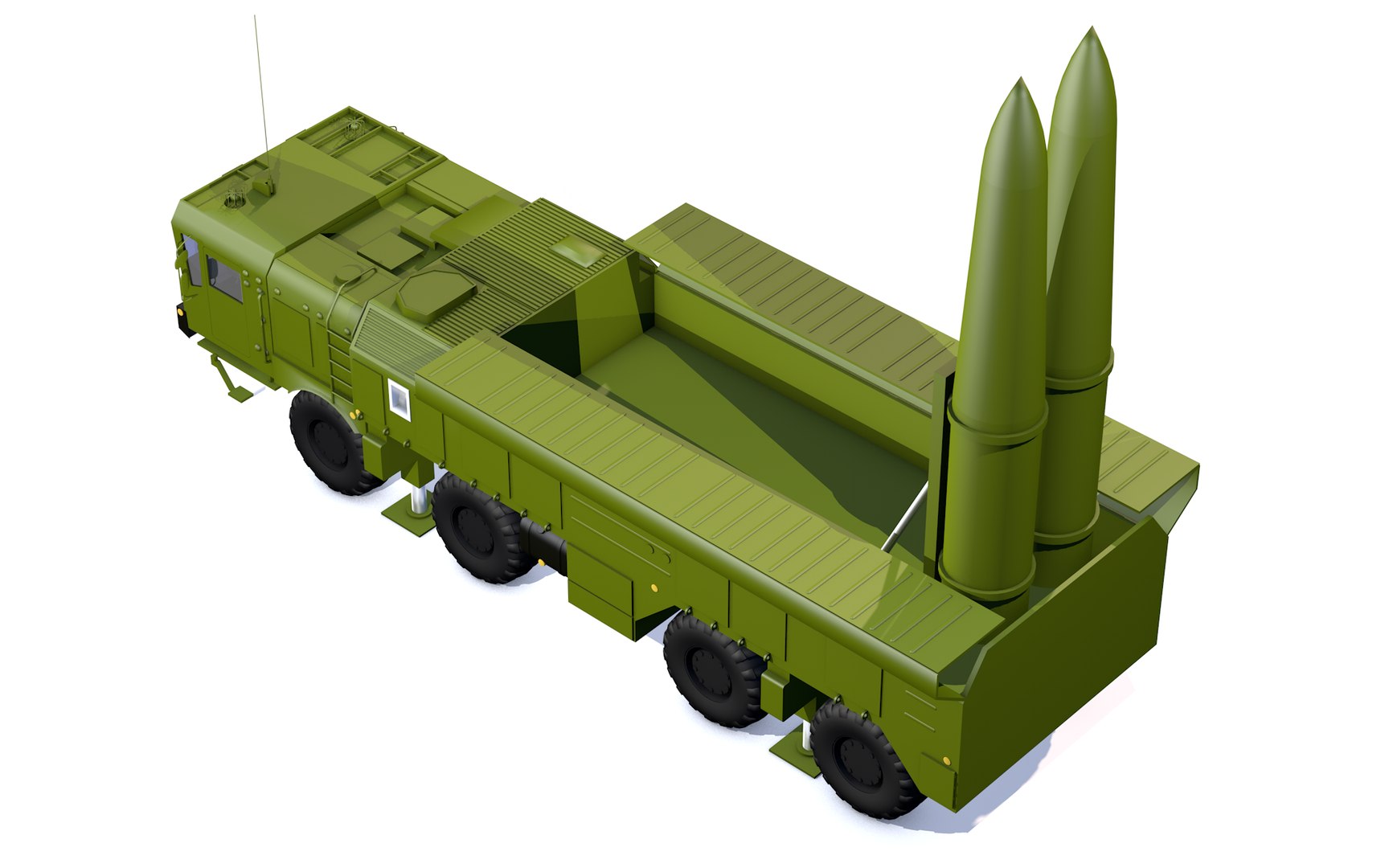Iskander Missile Launcher 3D Model - TurboSquid 1451922