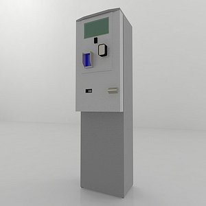 3D self help check-in station model - TurboSquid 1285435