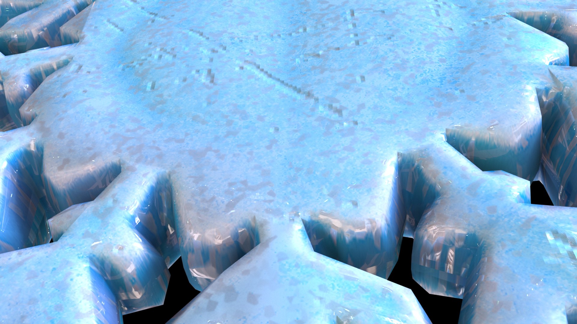 2 Different Snowflake 3D Model - TurboSquid 1653566