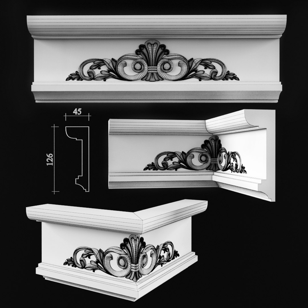 Decorate Classical Facades 3d Model