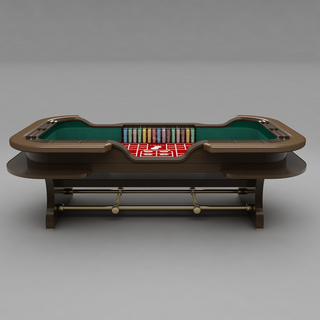 Craps Table 3 3d Model