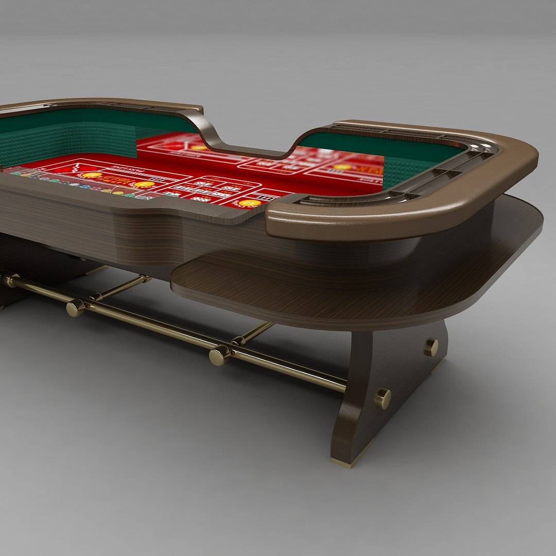 Craps Table 3 3d Model