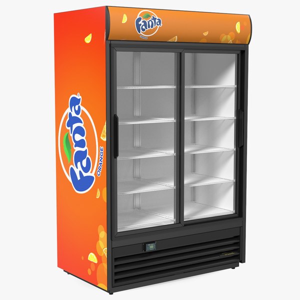 modelo 3d Refrigerador vertical con doble puerta corrediza - TurboSquid ...