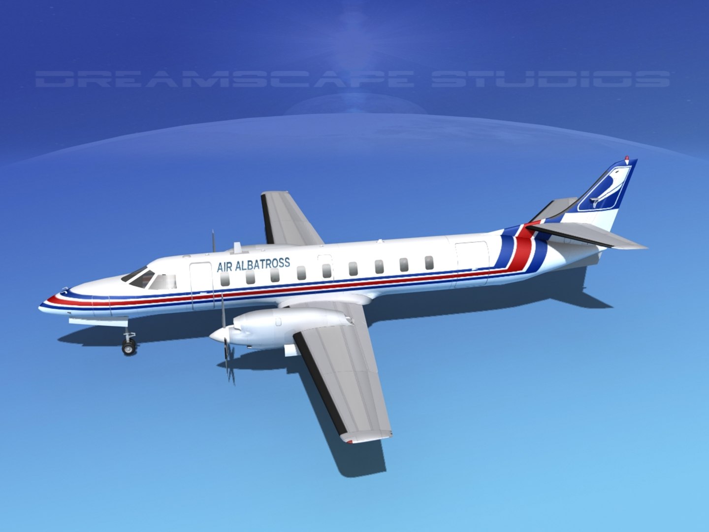 3d Metroliner Sa226 Swearingen Model