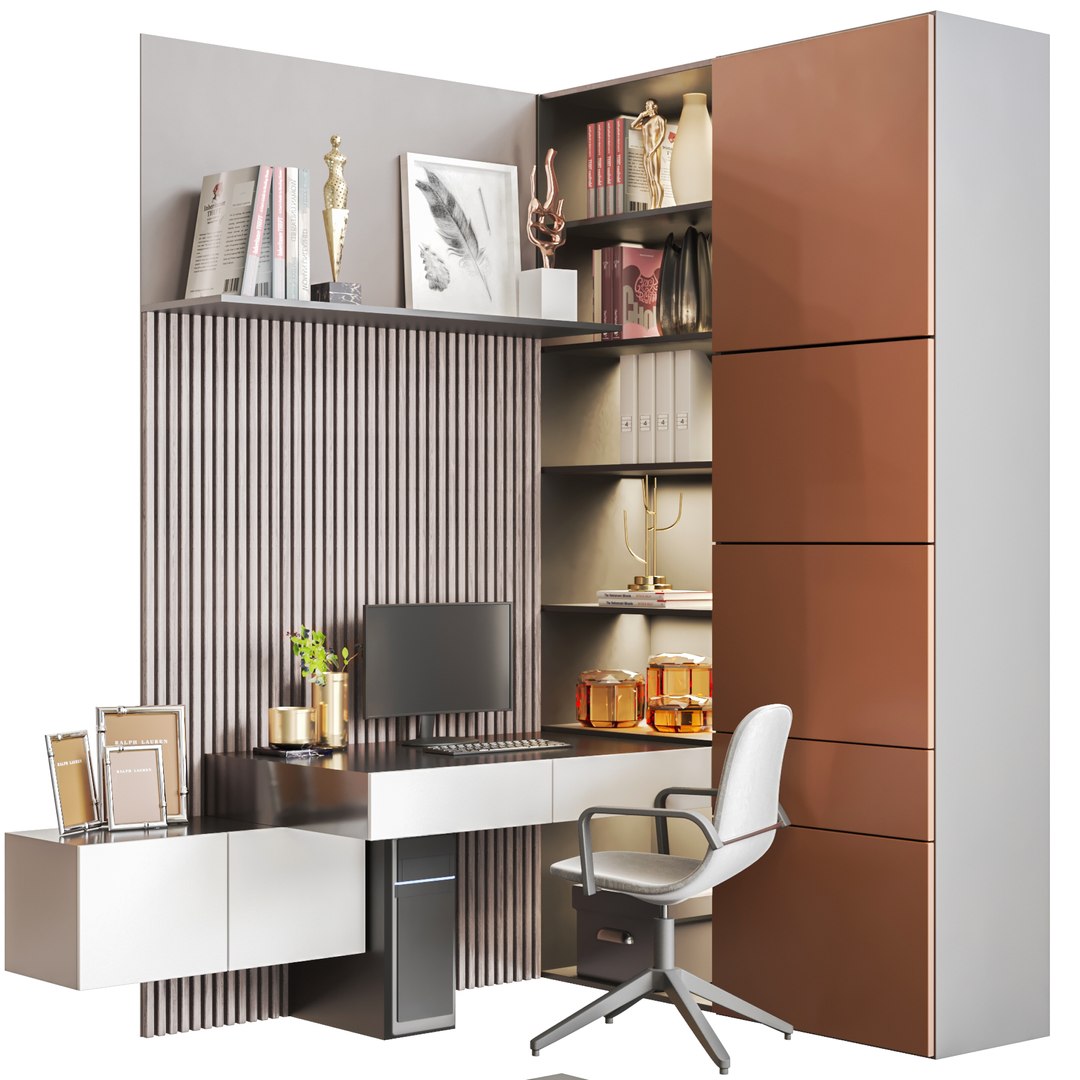 3D Office furniture. Wall - TurboSquid 1966963