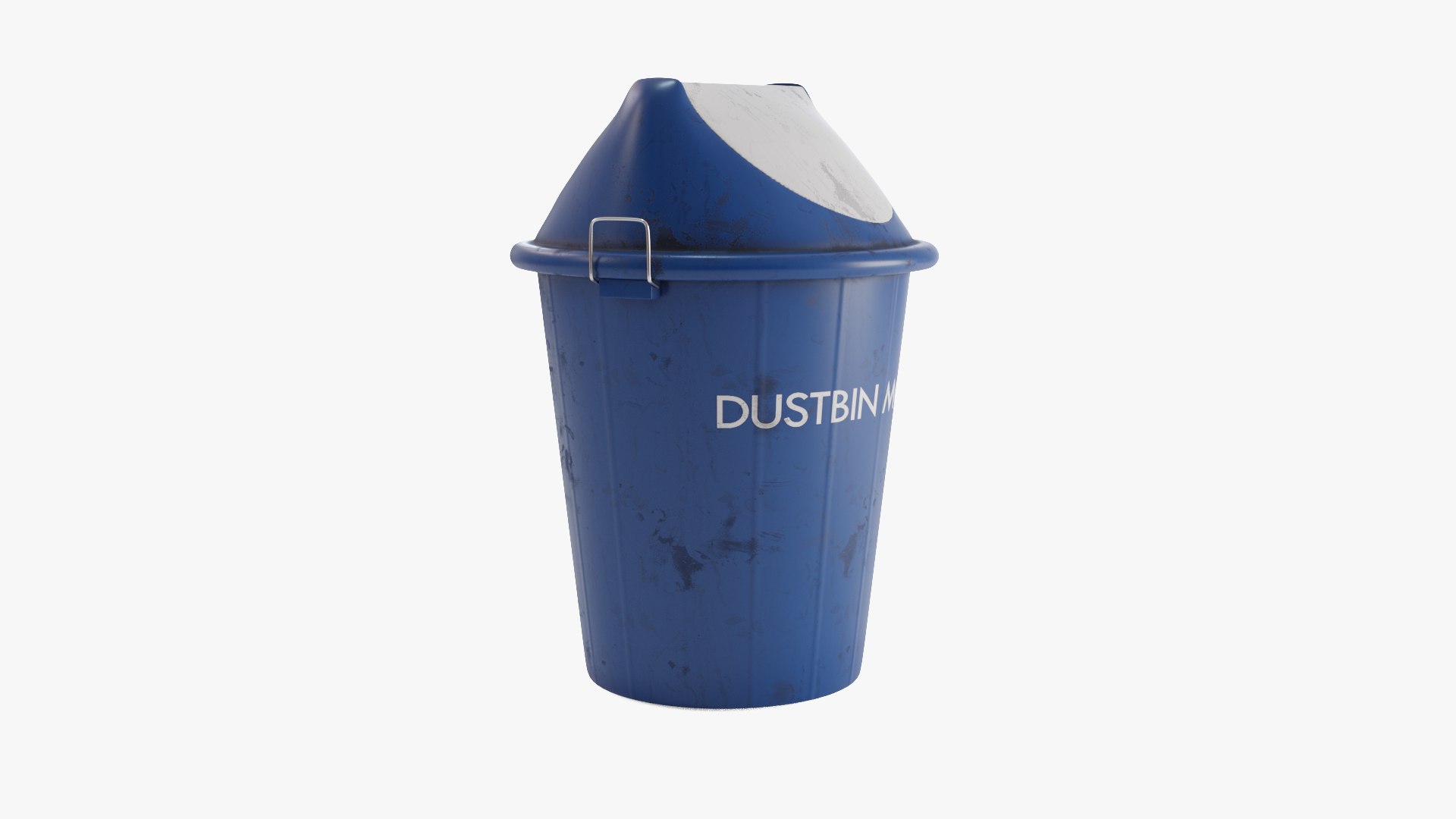 Dustbin Blue 3D Model - TurboSquid 1875539