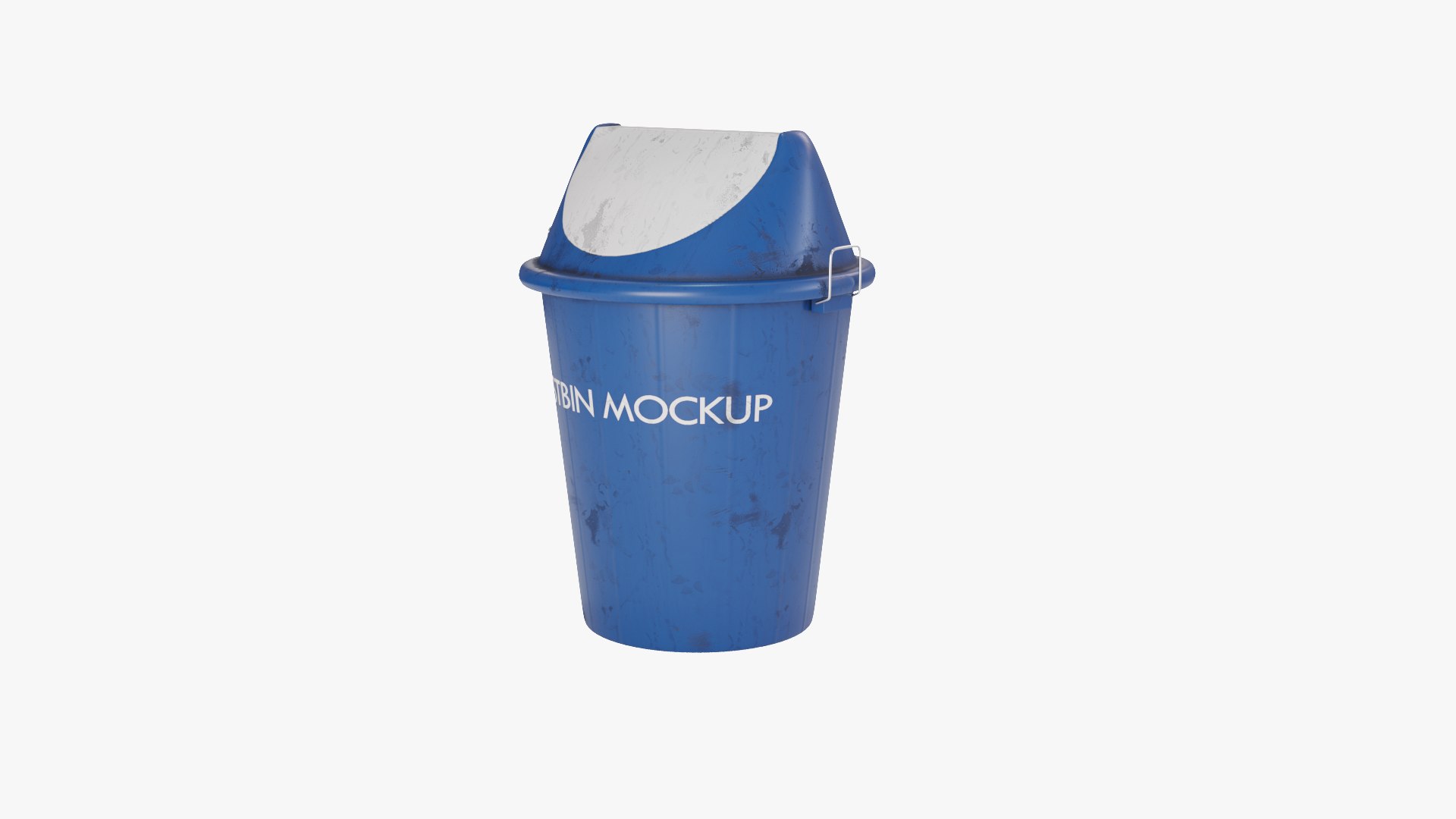 Dustbin Blue 3D Model - TurboSquid 1875539