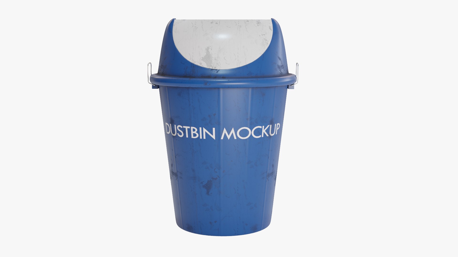 Dustbin Blue 3D Model - TurboSquid 1875539