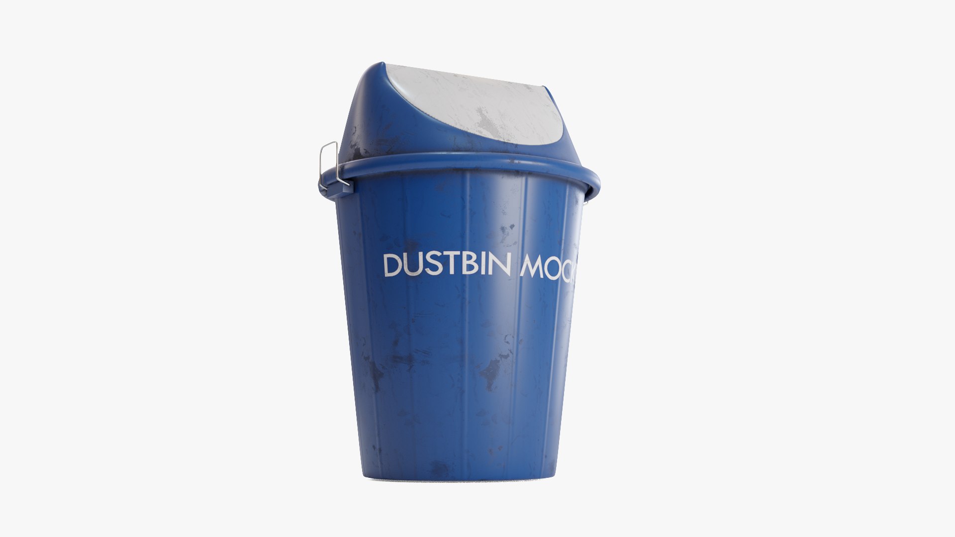 Dustbin Blue 3D Model - TurboSquid 1875539