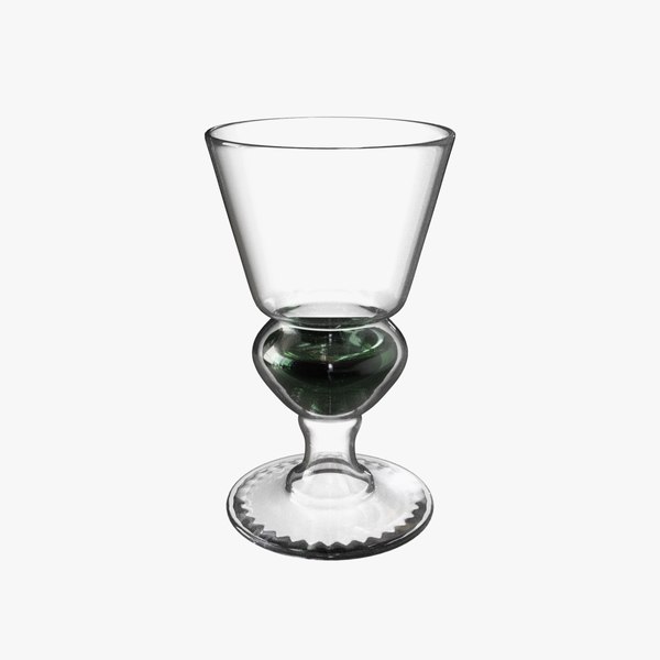 свободно 3D модель Absinthe Glass - TurboSquid 2006611