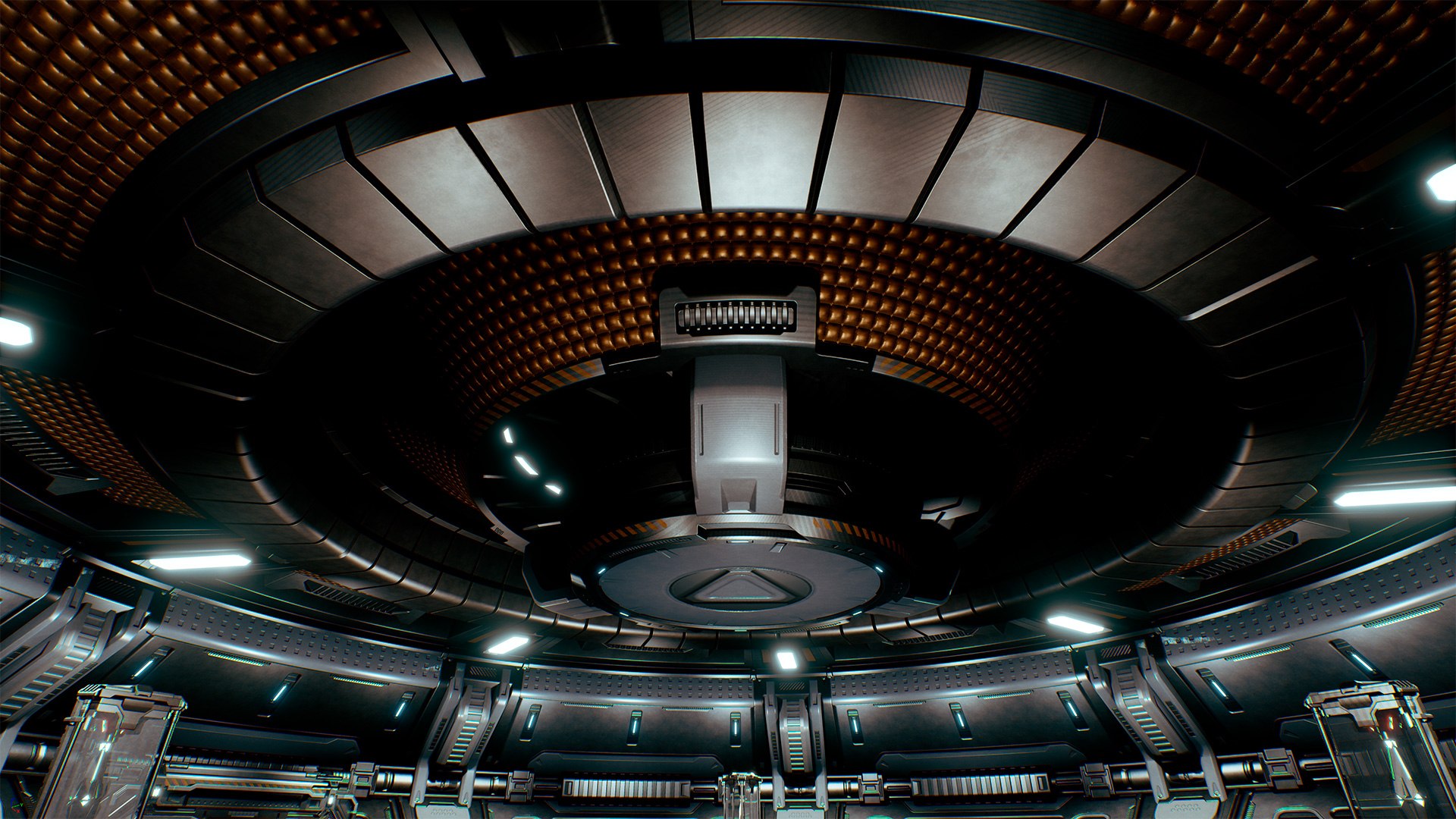 Sci-fi Hangar Scene 3D - TurboSquid 1951776