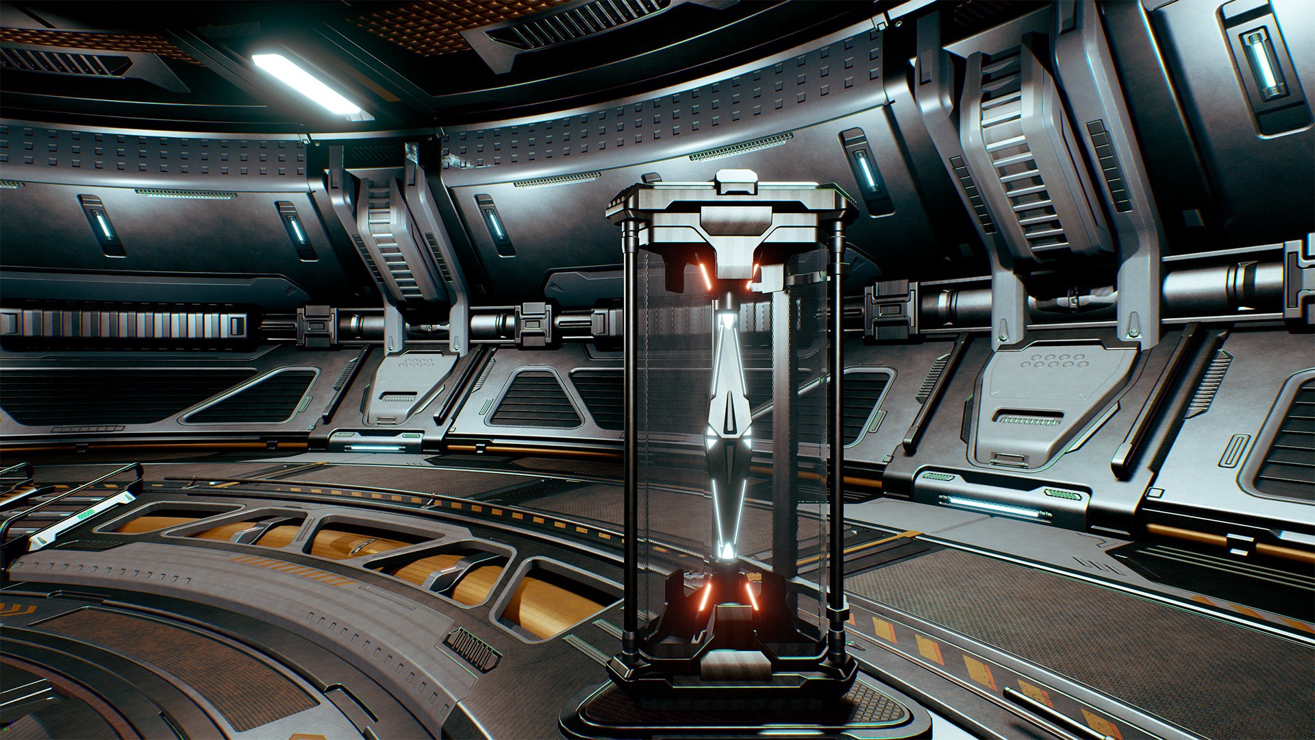 Sci-fi Hangar Scene 3D - TurboSquid 1951776