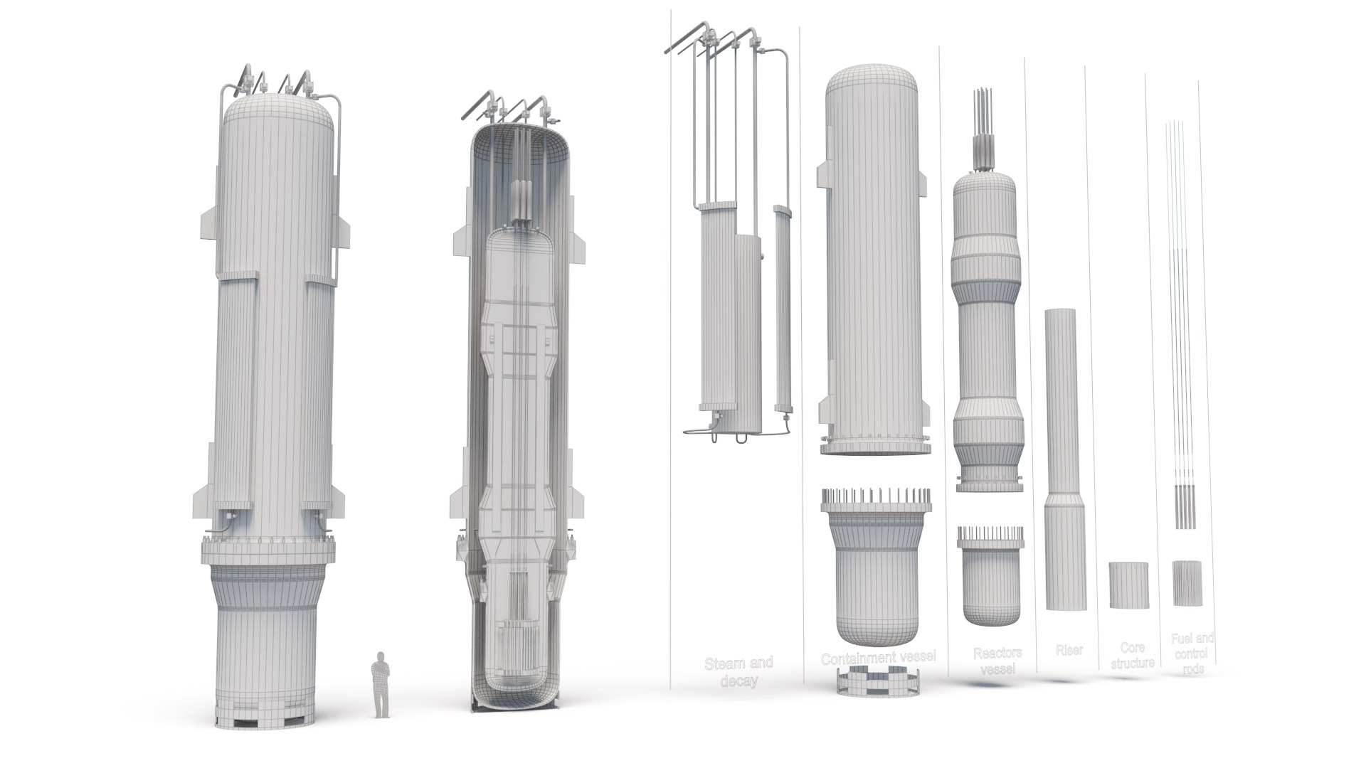 3D Generic Small Modular Reactor - PWR 3D Model Model - TurboSquid 1861794