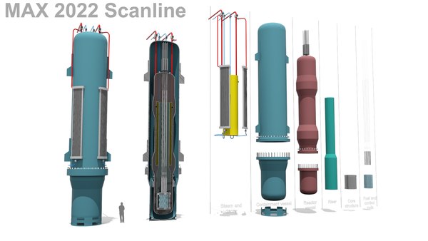 3D Generic Small Modular Reactor - PWR 3D model model - TurboSquid 1861794