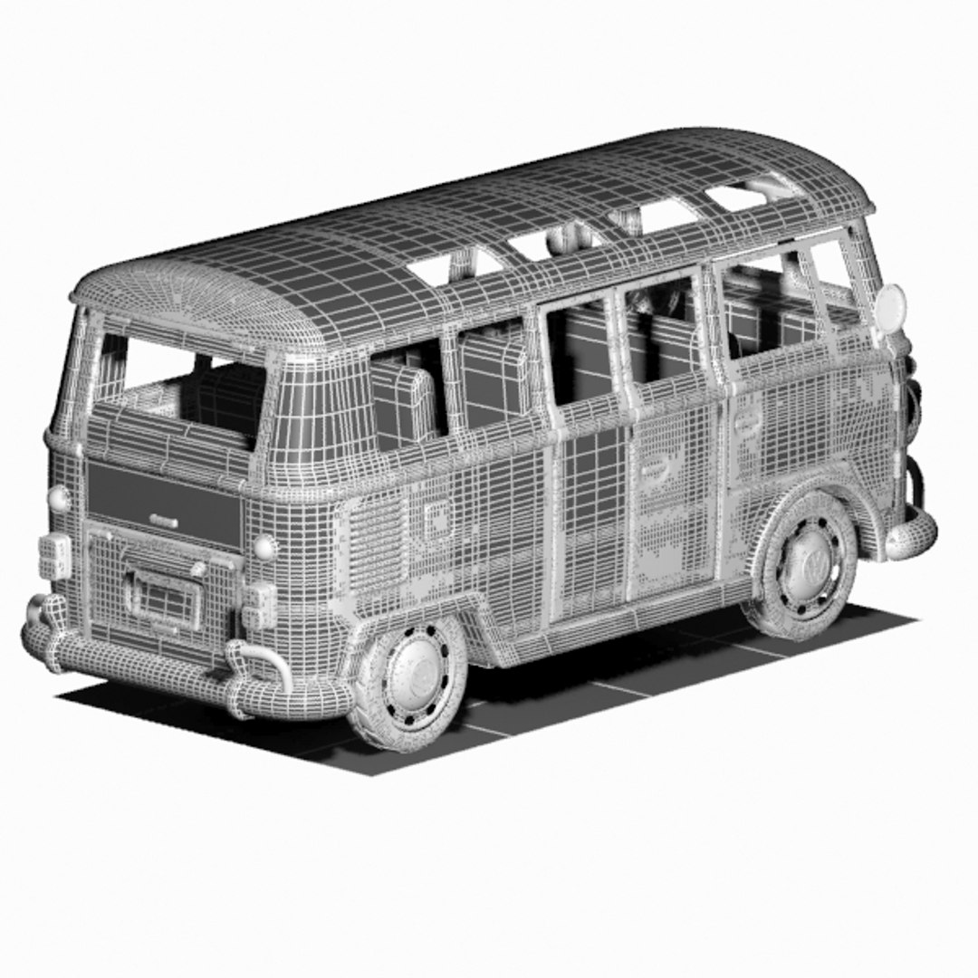 3D Wrecked Minibus Bus - TurboSquid 1548669