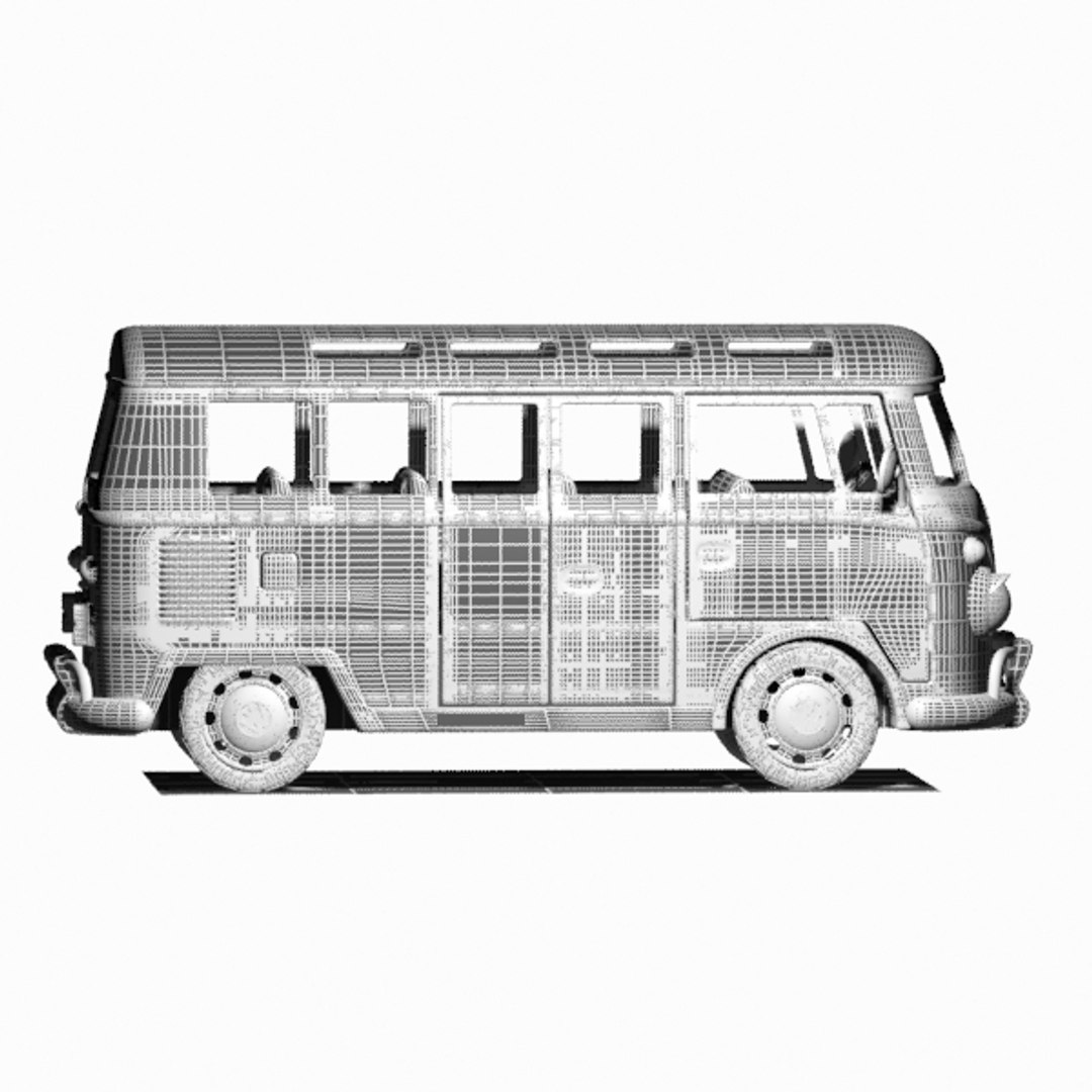 3D Wrecked Minibus Bus - TurboSquid 1548669