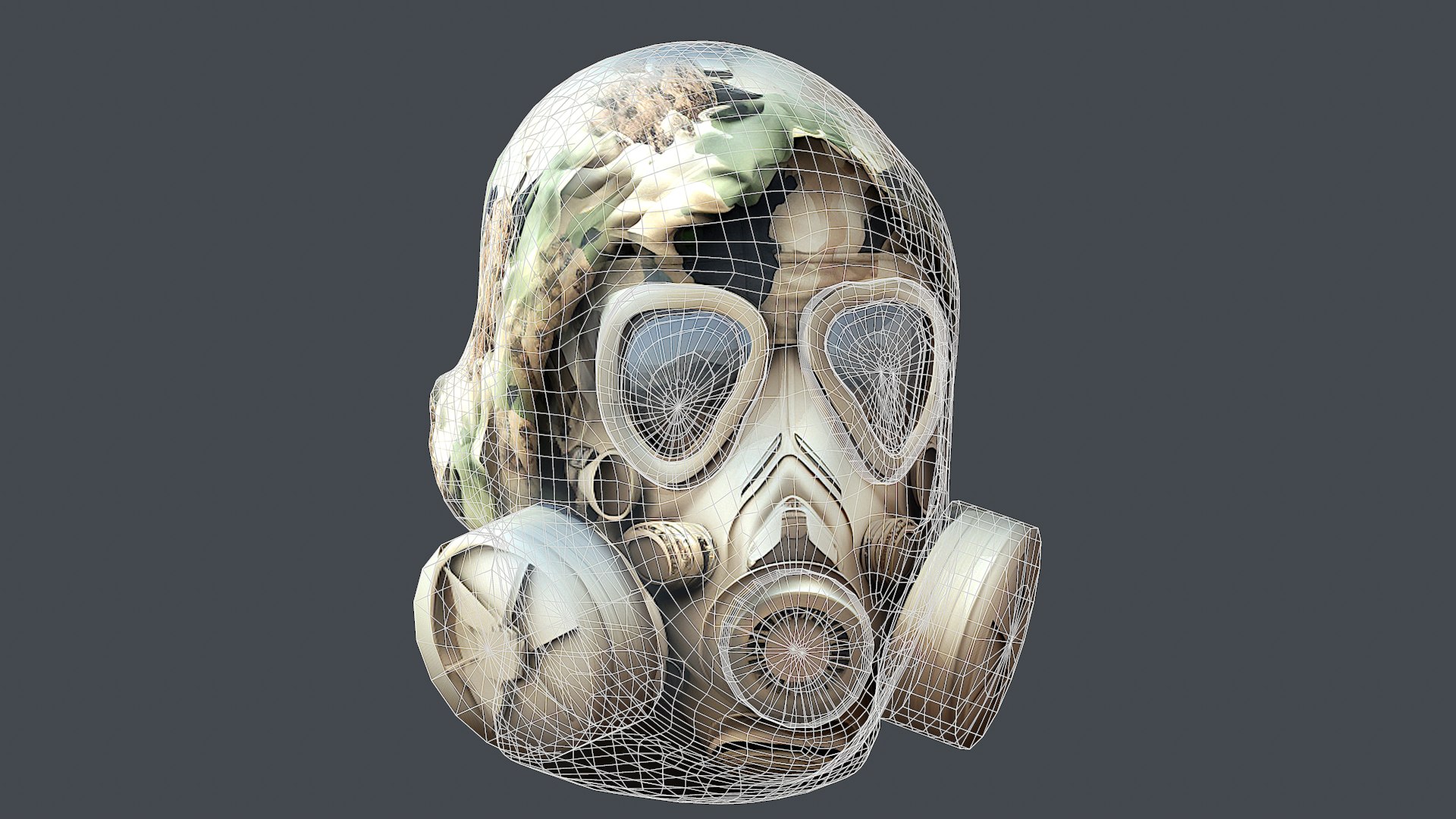 3D Gas Mask Protection Model - TurboSquid 2024368
