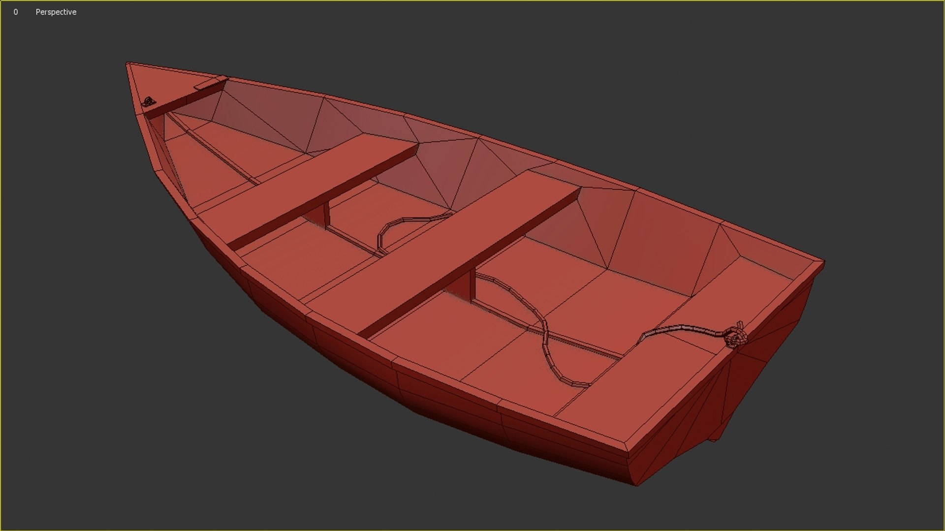 Rowboat Row Boat 3D - TurboSquid 1713784