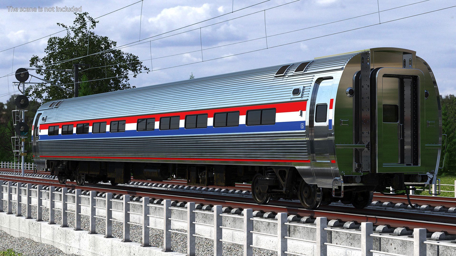 3D model Railway Carriage Passenger Train Car - TurboSquid 2153049